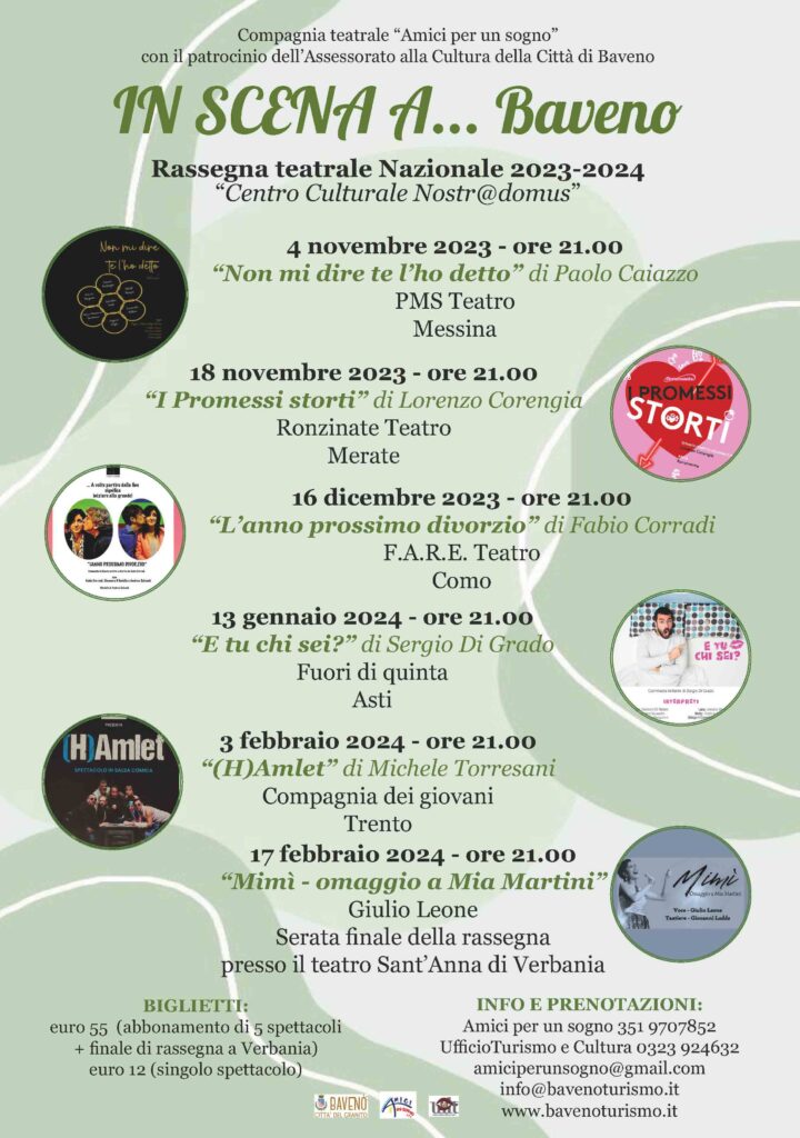 IN SCENA A... BAVENO & IN SCENA A... VERBANIA- "Mimì - omaggio a Mia Martini" - Uilt Piemonte