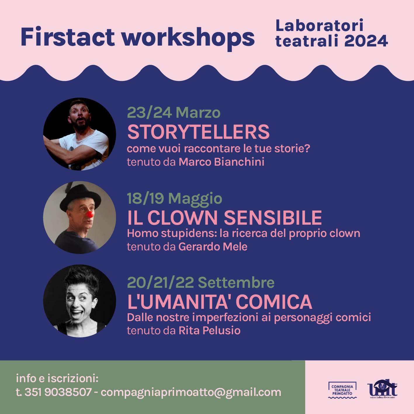 CORSI TEATRO 2024 - Compagnia Primoatto Saluzzo (CN) - Uilt Piemonte